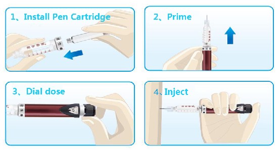 High Performance Insulin Injection Pen Blue Insulin Pen 1.5ml - 3ml ...