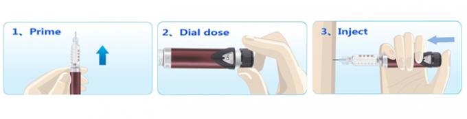 Refillable Insulin Pen Cartridge , Empty Insulin Pens For Lantus Cartridge