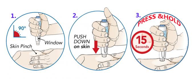 Auto Injection Device / Auto Injector For Insulin Various Colors