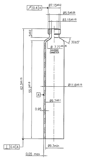 1.8ml , 2ml , 3ml Glass Insulin Pen Cartridge With CFDA / CE Certificate