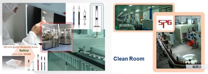 Pharmaceutical Red Butyl Rubber Glass Cartridge , Local Anesthetic ...