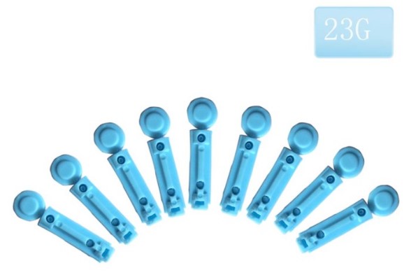 Single Use Lancets Disposable , Safety Blood Lancet With Logo Printing