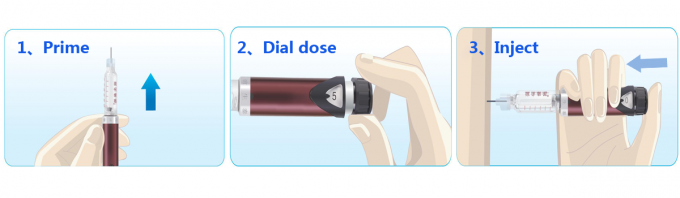 Self Administration FSH Plastic CE Subcutaneous Pen Injector