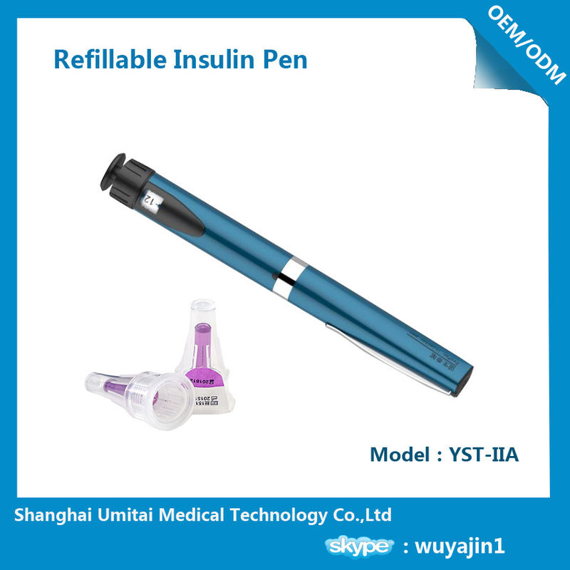 Reusable Insulin Pen 3ml Cartridge , Human Growth Hormone Pen Easy ...