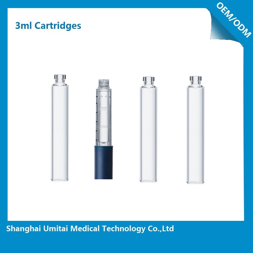 Professional Insulin Pen Cartridge Glass Dental Cartridges With Rubber ...